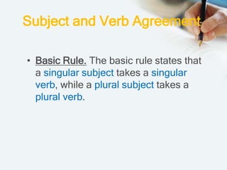 Subjects and verbs.ppt