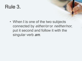 Subjects and verbs.ppt