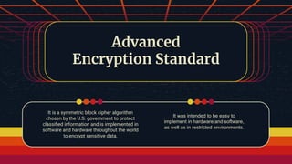 Advanced Encryption Standard Algorithm | PPT