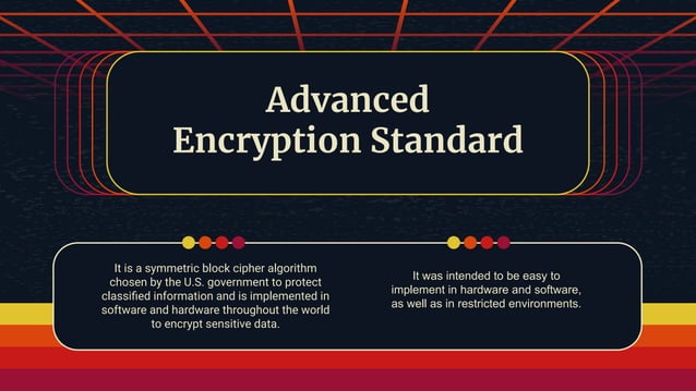 Advanced Encryption Standard Algorithm | PPT