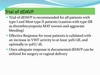 Approach to patient with platelet disorders | PPTX