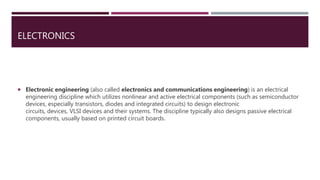 Subjects in Electrical and Electronics Engineering | PPTX