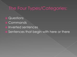 Subjects in unusual order | PPTX