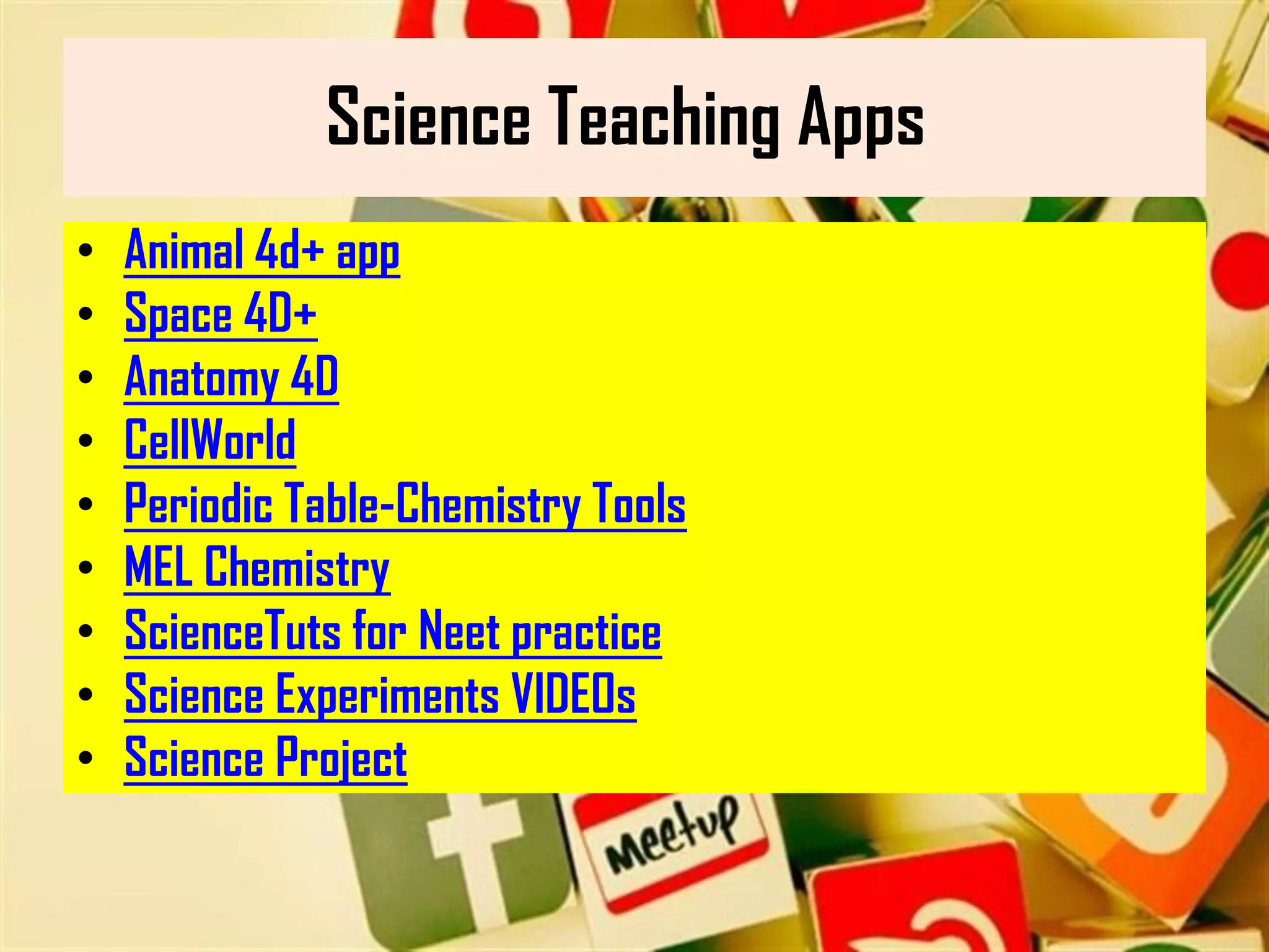 Subject specific apps - Thiyagu | PDF
