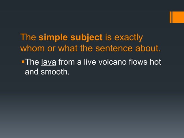 Subjects & predicates | PPT