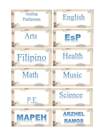 Subject Templates.docx