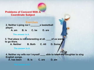 Subject Verb Agreement | PPT