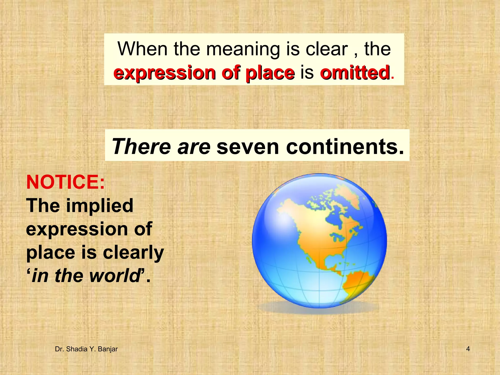 Subject Verb Agreement, Using An Explitive, By Dr. Shadia | PPT