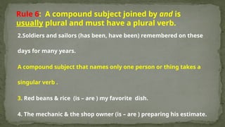 SubjectVerbAgreement-1 (2).power point ppt | PPT