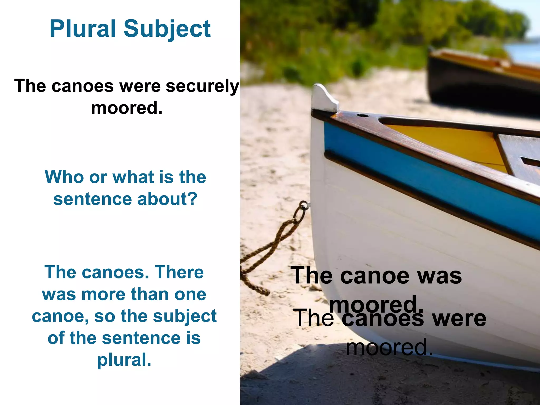 Subject verb agreement | PPTX