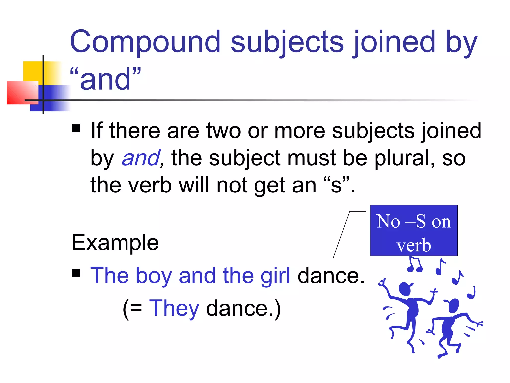 Subject verb agreement | PPT
