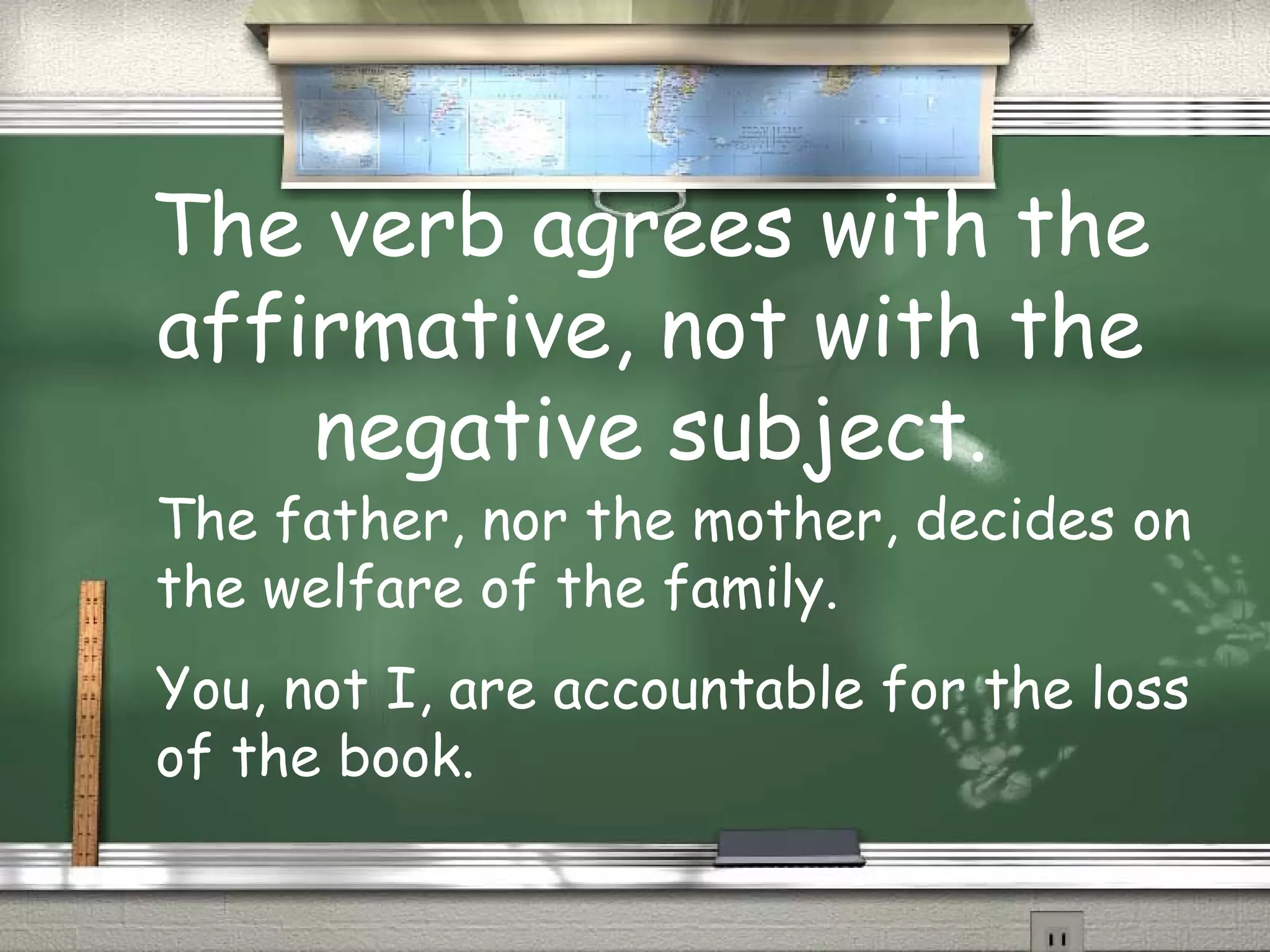 Subject Verb Agreement | PPT