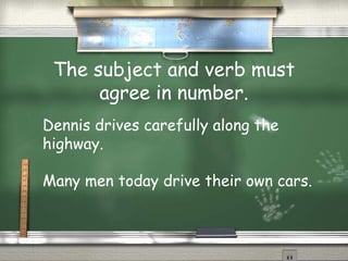 Subject Verb Agreement | PPT