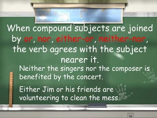 Subject Verb Agreement | PPT