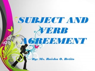 Subject verb agreement presentation | PPT