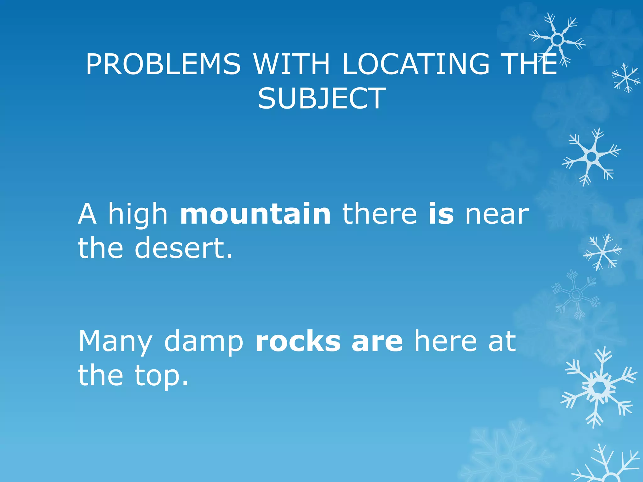 Subject verb agreement | PPTX