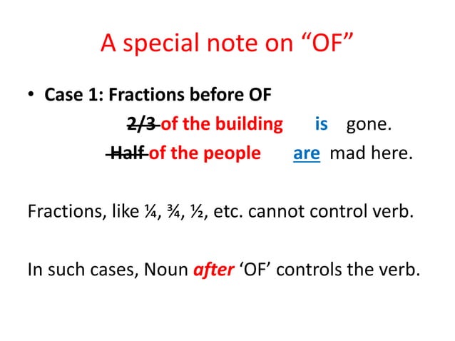 Subject verb agreement | PPTX | Programming Languages | Computing