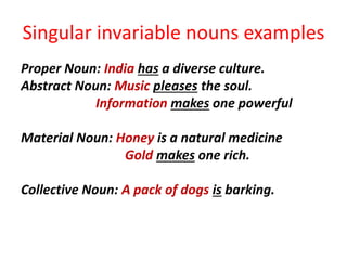 Subject verb agreement | PPTX