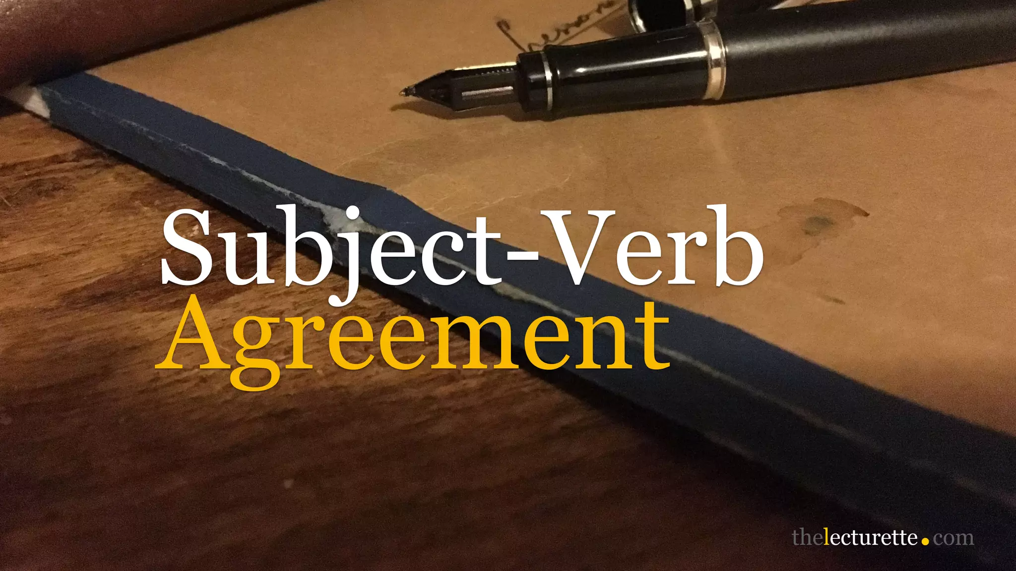 Subject-verb agreement | PPTX