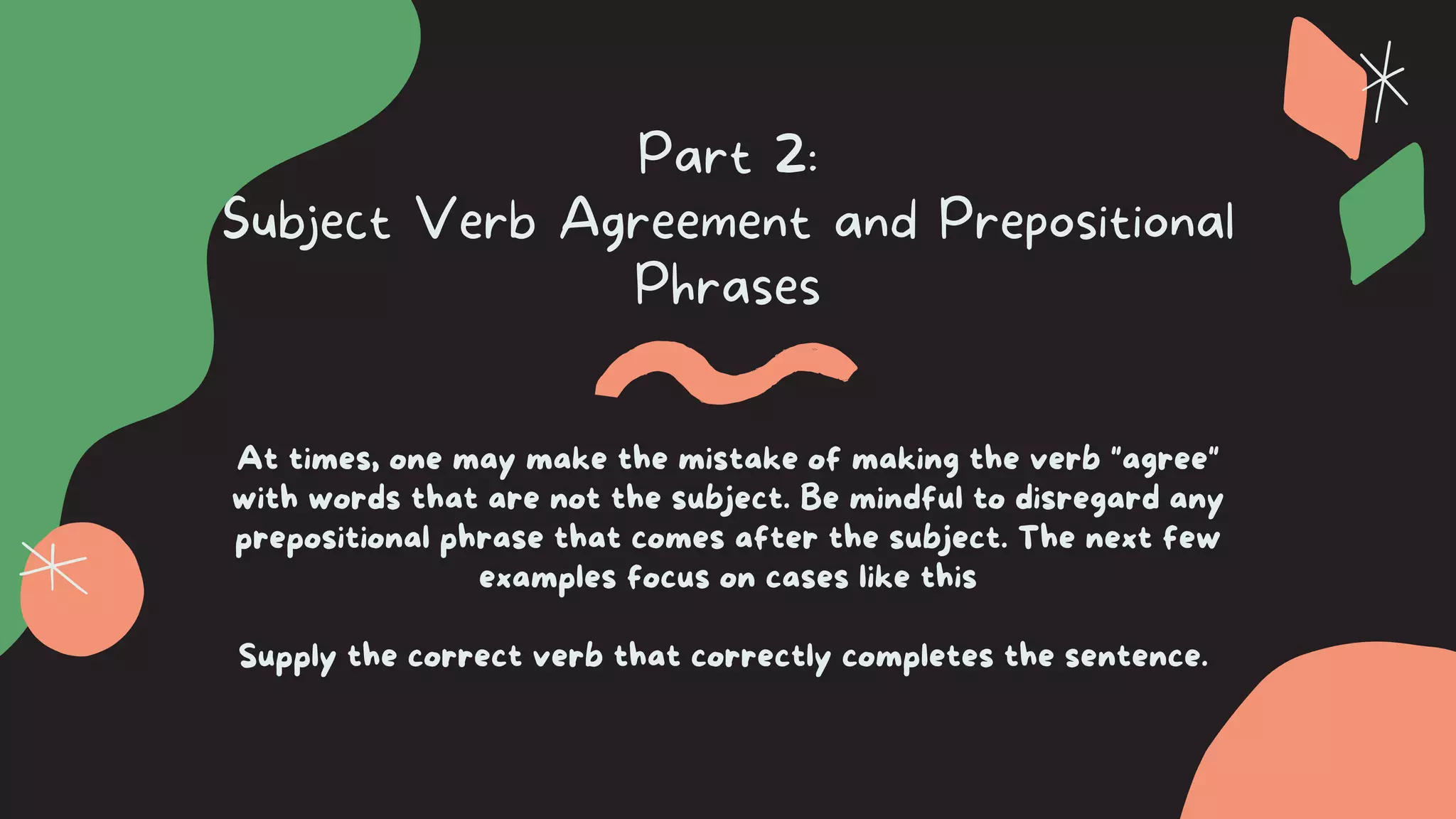 subject verb agreement.pdf | Stamps and Coins | Collecting