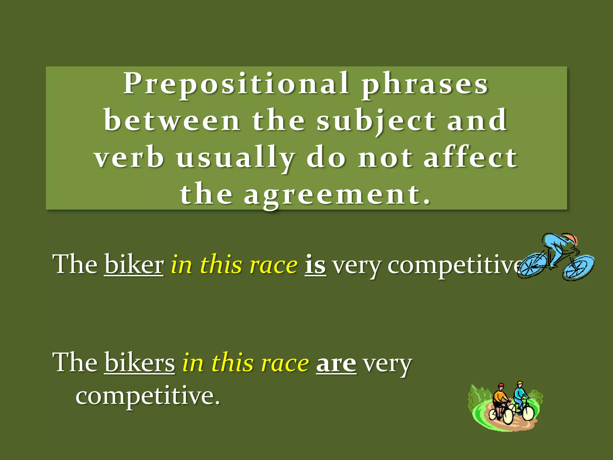 Subject_Verb Agreement.pptx | Food & Drink