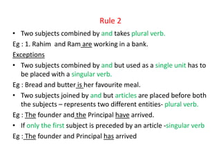 Subject Verb Agreement.pptx for class 6,7,8,9 | PPTX