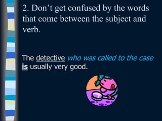 subjectverbagreement how to match subject with verb.ppt