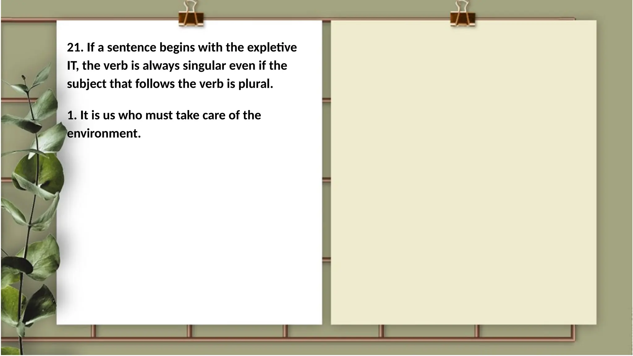 SUBJECT-VERB AGREEMENTS singular, plural | PPTX