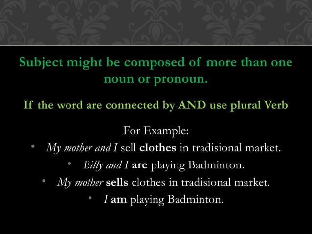 SUBJECT VERB AGREEMENT for junior high school.pptx