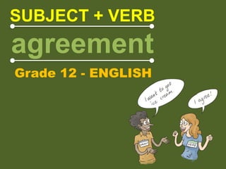 English Tutorial for Beginners - SUBJECT + VERB agreement.pptx