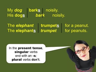 English Tutorial for Beginners - SUBJECT + VERB agreement.pptx