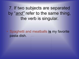 SubjectVerbAgreement .ppt