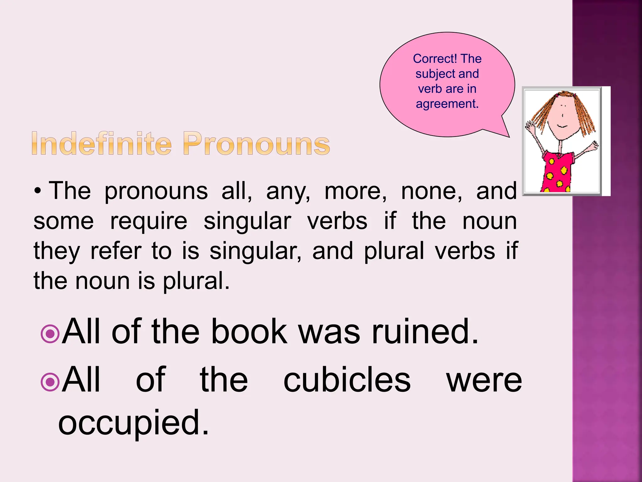 SUBJECT VERB AGREEMENT REVIEW RULES AND EXERCISES | PPTX