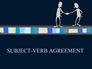 subject verb agreement Grade 3 presentation. | PPT
