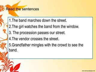 Subject verb argreement | PPT