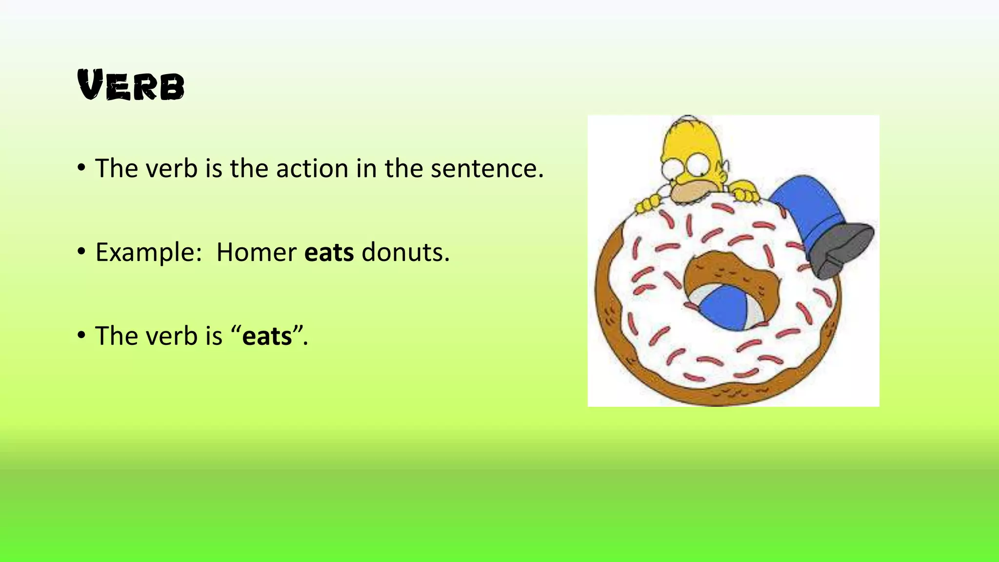 Subject Verb Object Lesson | PPTX