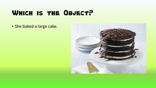 Subject Verb Object Lesson | PPTX