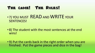 Subject Verb Object Lesson | PPTX