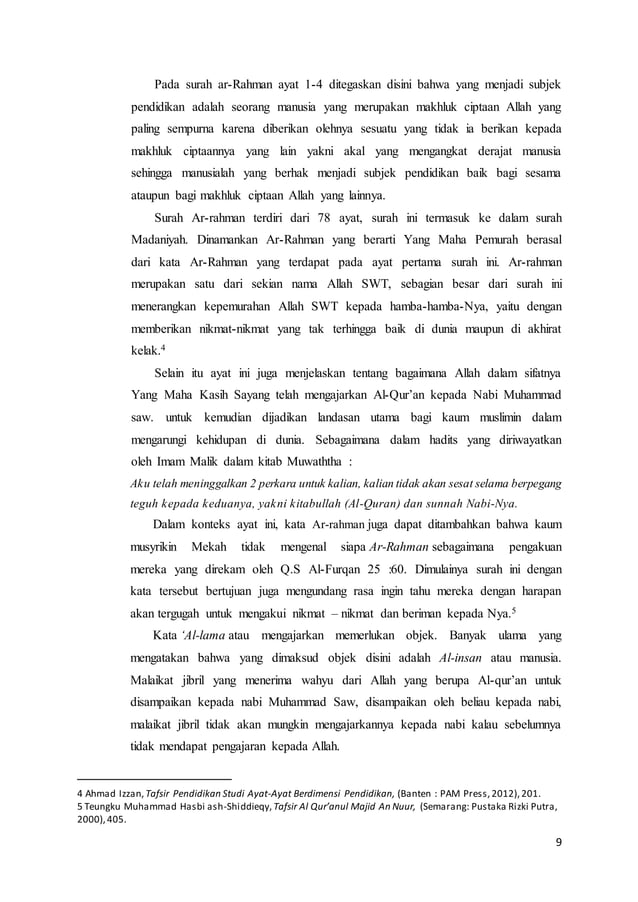 Subjek dan objek pendidikan | DOCX