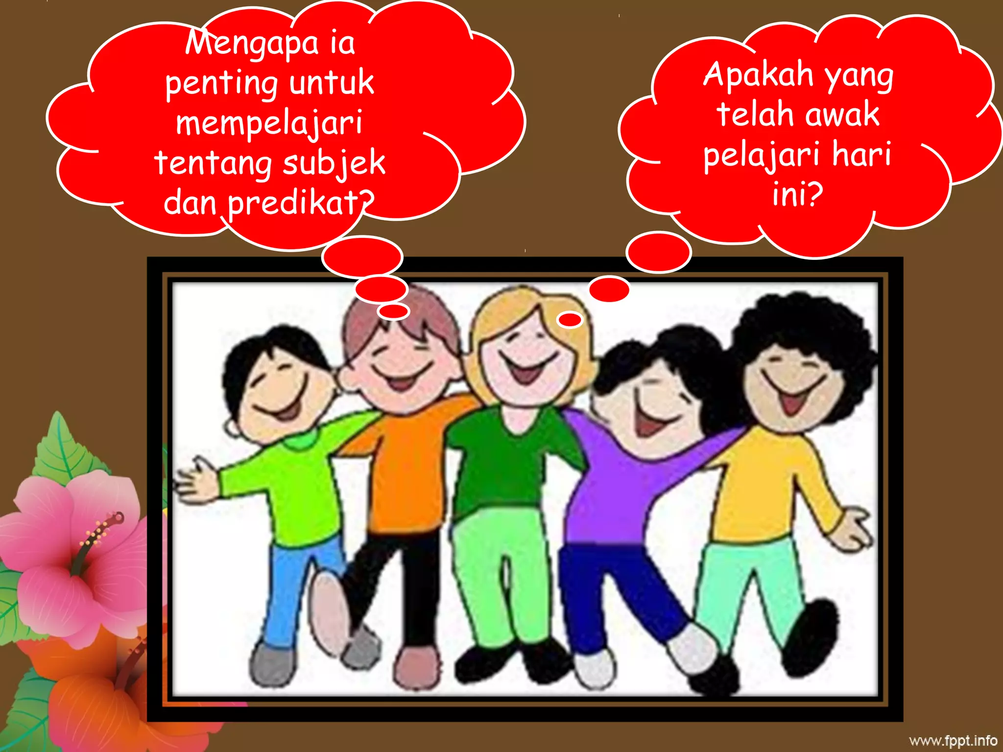 Subjek dan predikat | PPT