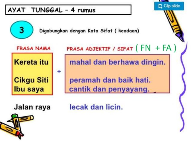 Subjek dan Predikat.pptxbahsa melayu tingkatan 5 | PPTX
