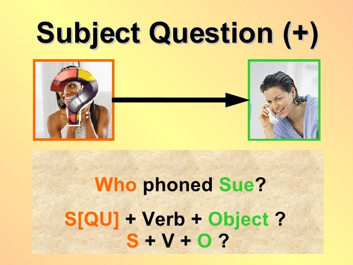 Subject versus Object Questions