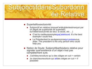 Subjonctif (2) | PPT