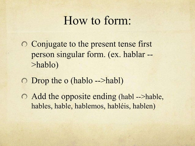 Subjunctive Mood Spanish Intro | PPTX