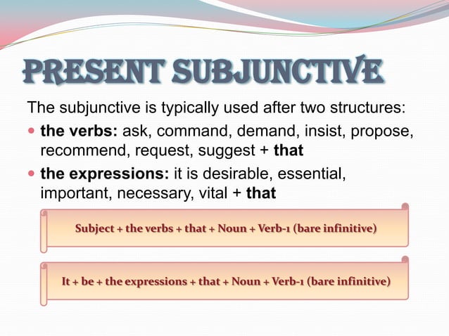 Subjunctive | PPTX