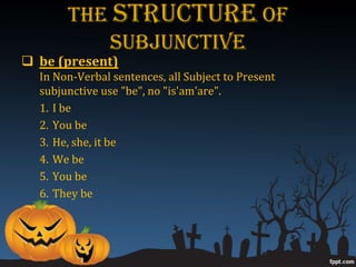 Subjunctive in My Grammar 3 | PPT
