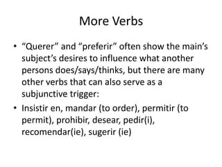 12-Subjunctive influence | PPT
