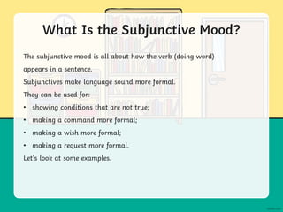 Subjunctive-mood-ppt presentation 1 .ppt