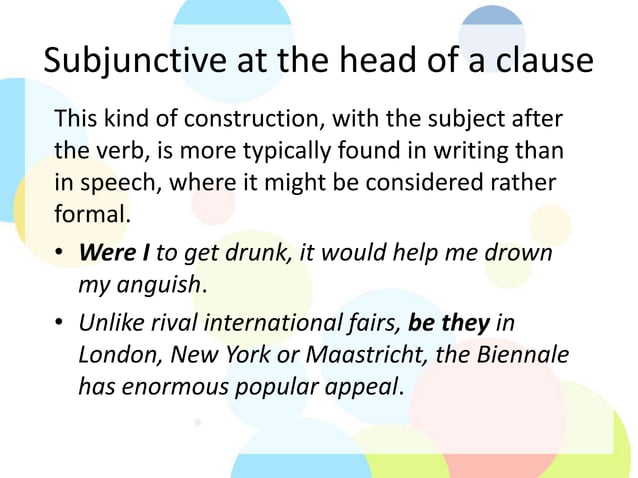 Subjunctive nominative | PPTX