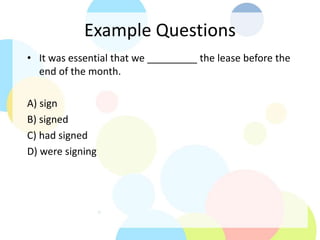 Subjunctive nominative | PPTX